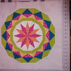 River Pond 102, Easy Quilt Pattern, Quilt Pattern PDF, Geometric Quilt ...