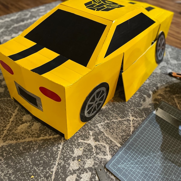 Template for Transforming Car Costume for Teens and Adults Inspired by ...