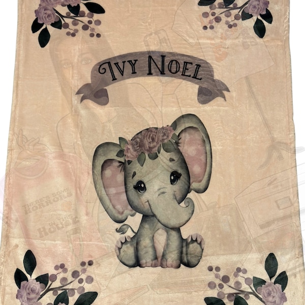 Girl Elephant With Crown, Pink Royal Elephant Watercolor Clip Art for ...