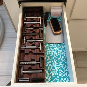 Brick Safety Razor Display African Hardwood - Etsy