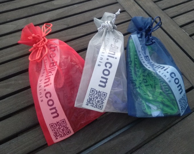 Peekaboo Tear Drop String Thong Bikini - Etsy Canada