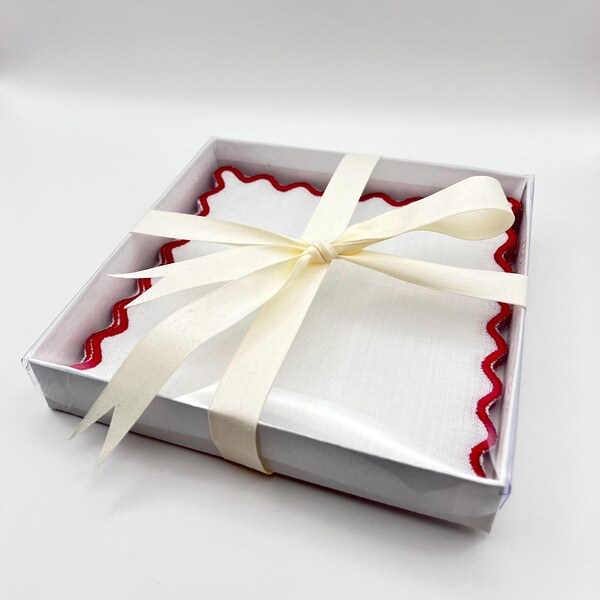 Embroidered Nutcracker Cocktail Napkins Set/4 – Christmas Gift, Holiday ...