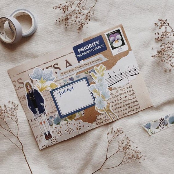 Polco Decorating Stickers Holographic Photo Cards | Etsy