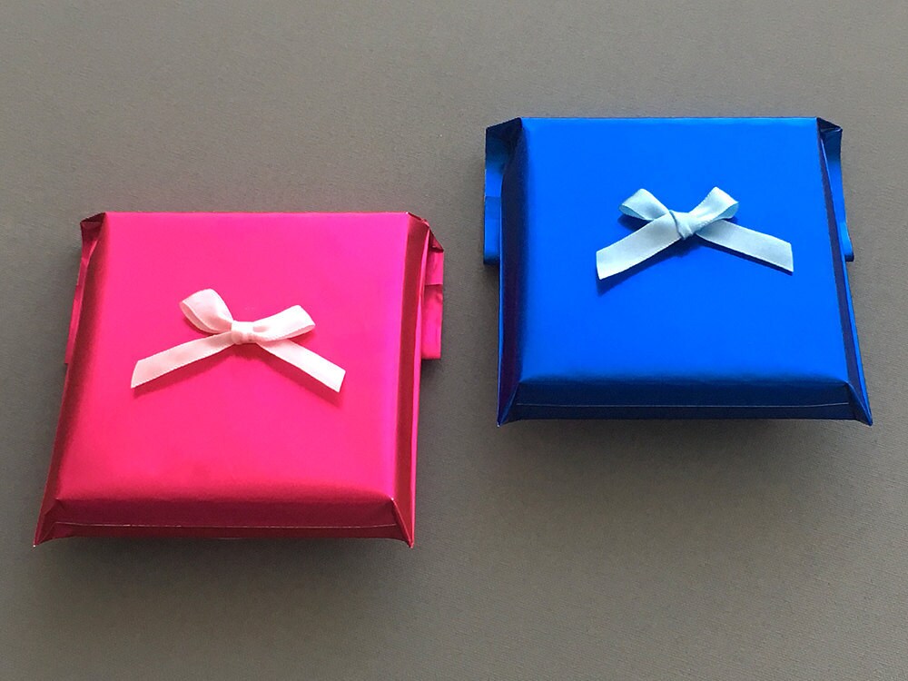 Tooth Fairy Box firsty Round pink Girl - Etsy