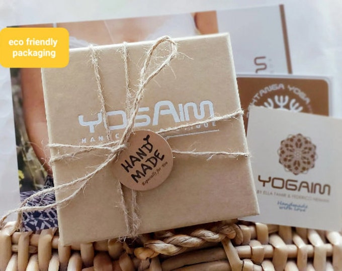 Colar Ahimsa, Joias de Yoga, Sânscrito "Não-violência", Ouro ou Prata ...