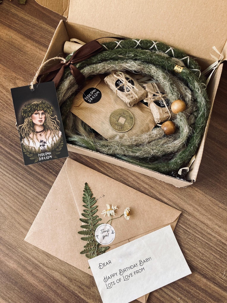 BROWNS | Ponytail Dreads on Elastic Hairband | Crochet Dreadlocks ...