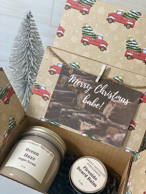 APPLE CINNAMON GIFT Set Apple Cinnamon Sugar Scrub Apple Cinnamon ...