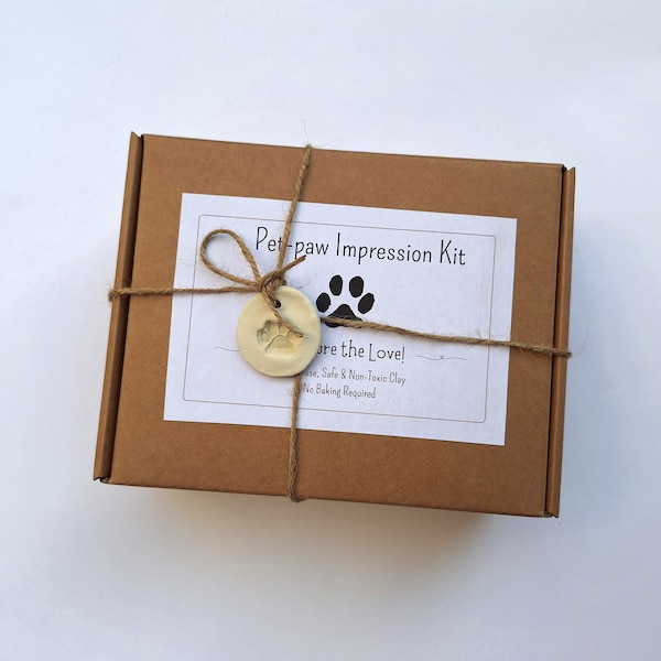 Inkless Paw Print Keepsake Frame Kit, Pet Memorial DIY, Dog Loss ...