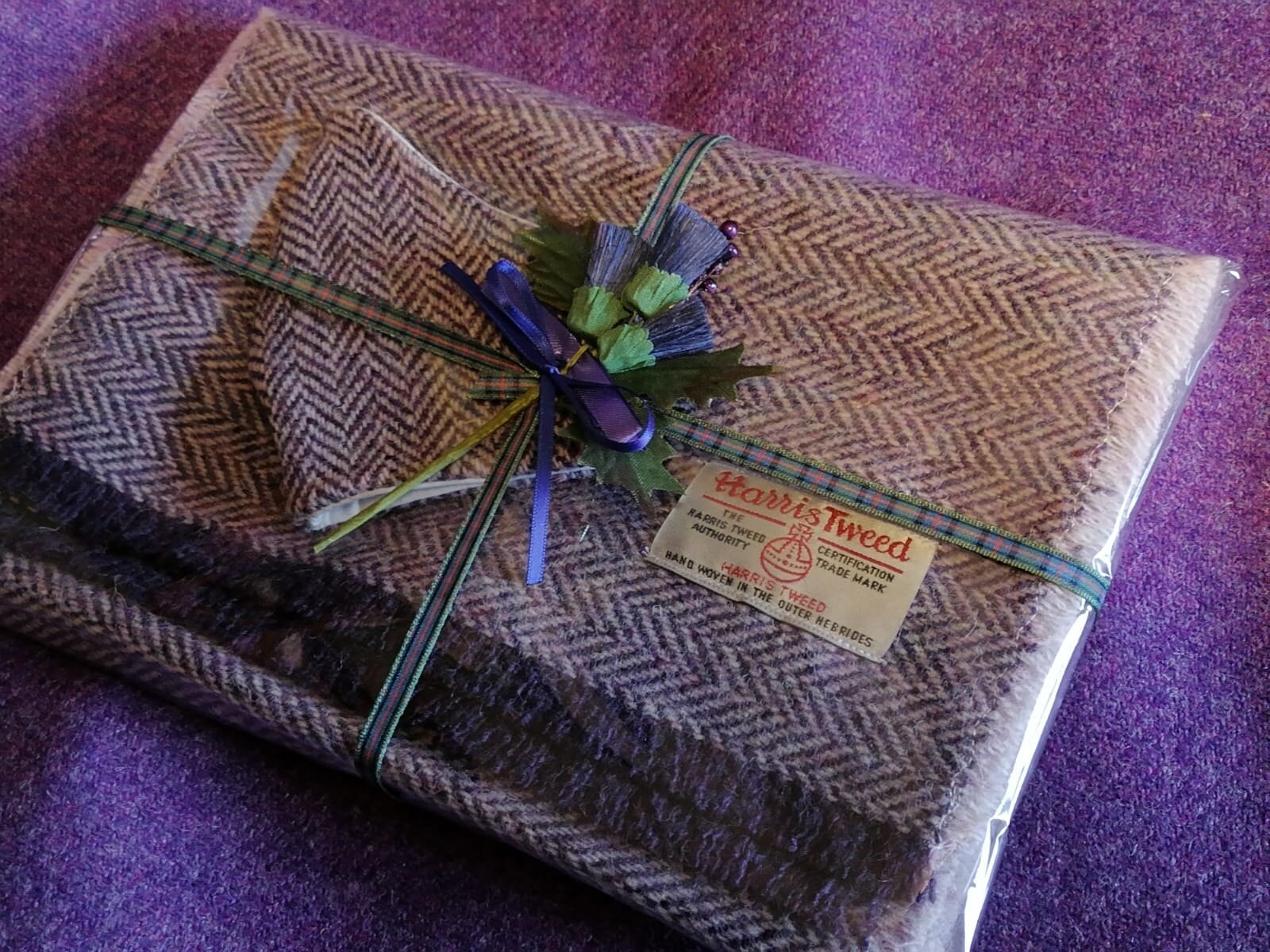 Harris Tweed Buttons 100% Pure Scottish Wool 3 Size 2pk | Etsy