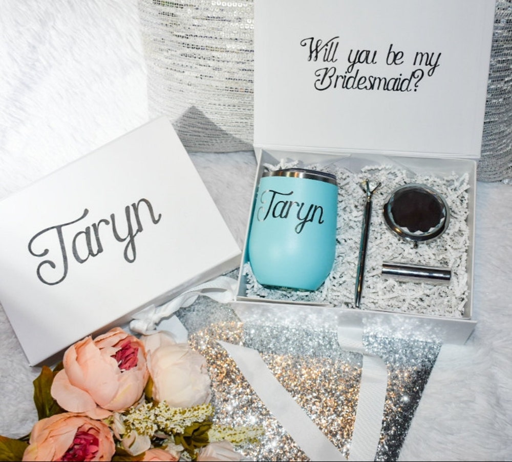 Personalized Ring Bearer Proposal Gift Box With Optional Tumbler, Gift ...