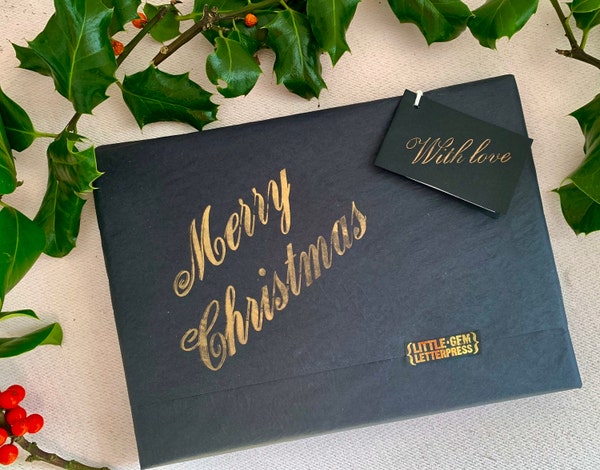 Embossed Personalised Cards Letterpress Printed Correspondence Cards ...