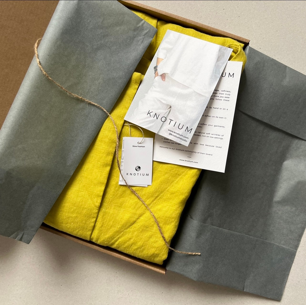 INA Peasant Style Midi Linen Dress With Ruffles and Voluminous Sleeves ...