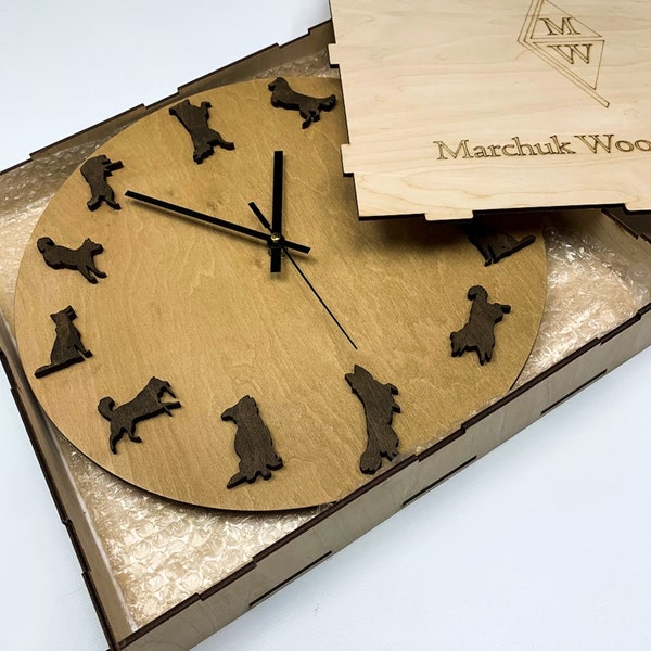 Cooking Clock Wall| Kitchen Themed Clock |cooking Wooden Clock ...