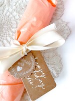 Ho Ho Ho Christmas Dinner Candle Festive Candle Hand Painted Christmas ...