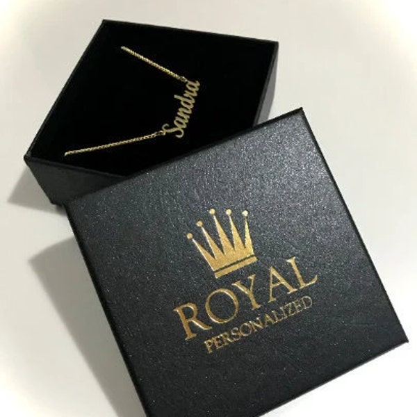 Personalized 14K Gold Letter Necklace | Dainty Name Necklace | Initial ...