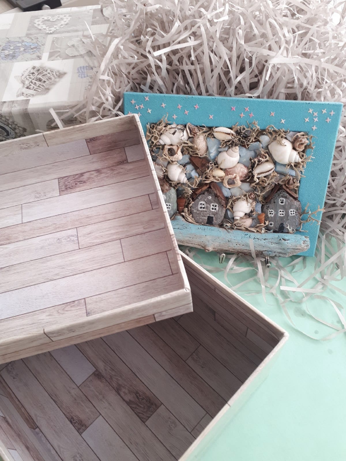 Wall Panels, Ocean Wall Art, Seashells Panels, Natural Materials Panels ...