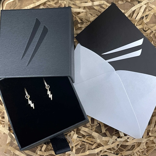 Gold Chain Connected Hoop Earring: Double Piercing Huggies, Helix to ...