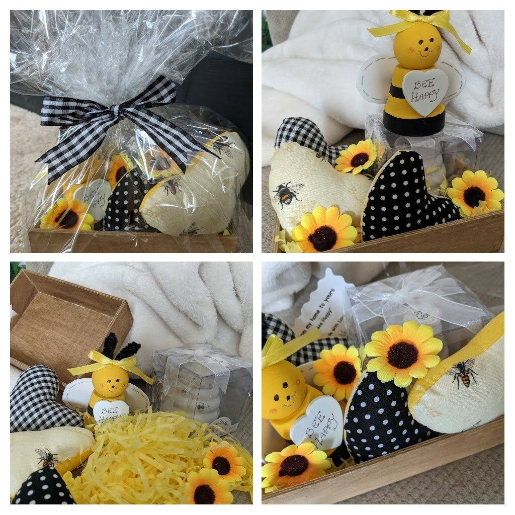 BEE HAPPY for Tiered Tray BEE Lover Bee Gifts Bee Decor - Etsy
