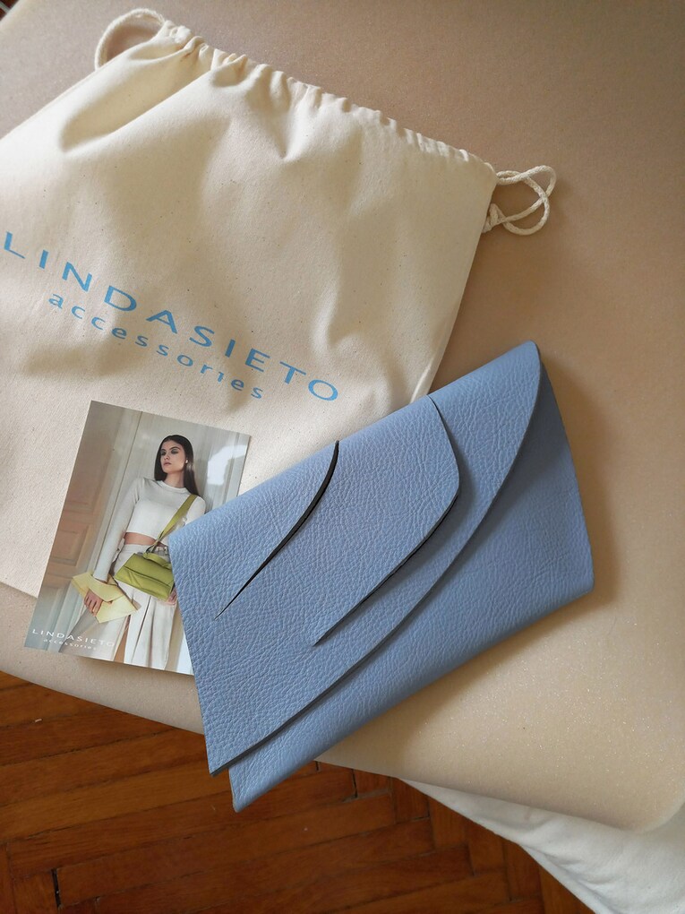 Pochette da sera in pelle italiana unica: regalo personalizzato, borsa ...