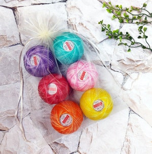 Thin Shiny Thread for Jewelry Making, Glossy Decorative Tatting Thread ...
