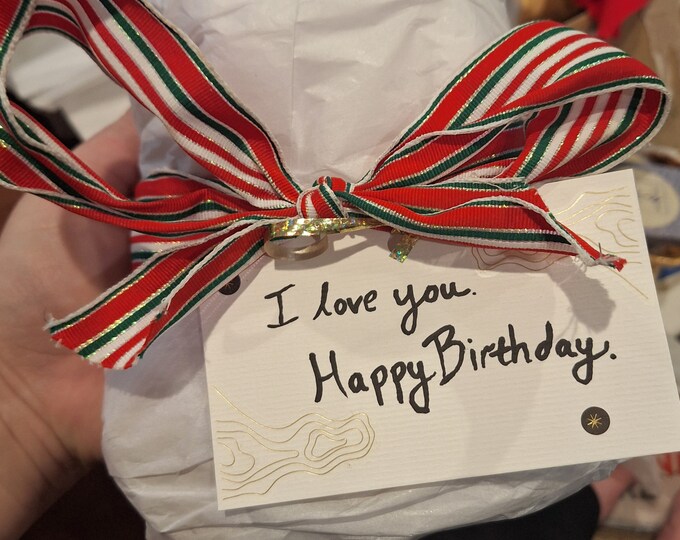 Vintage Handcrafted Folk Art Patriotic Santa by Ally Thompson 1991, One ...