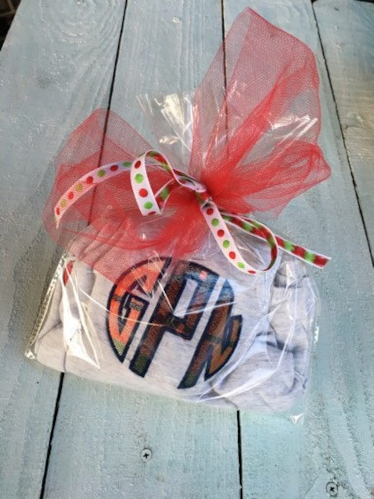 Leopard Applique Monogram Comfort Colors Long Sleeve T-shirt - Etsy