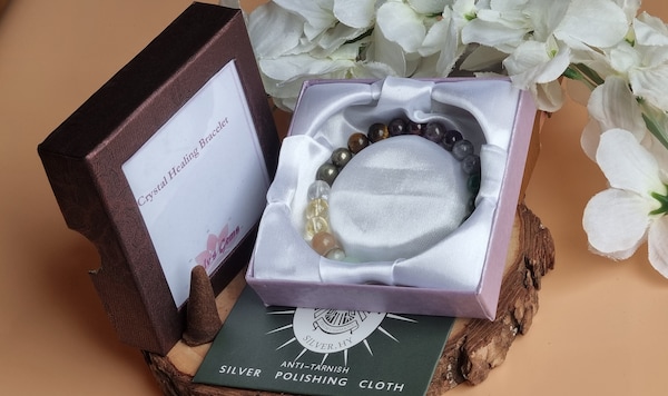 Blood Pressure Bracelet, Healing Crystals, Amethyst, Labradorite for ...