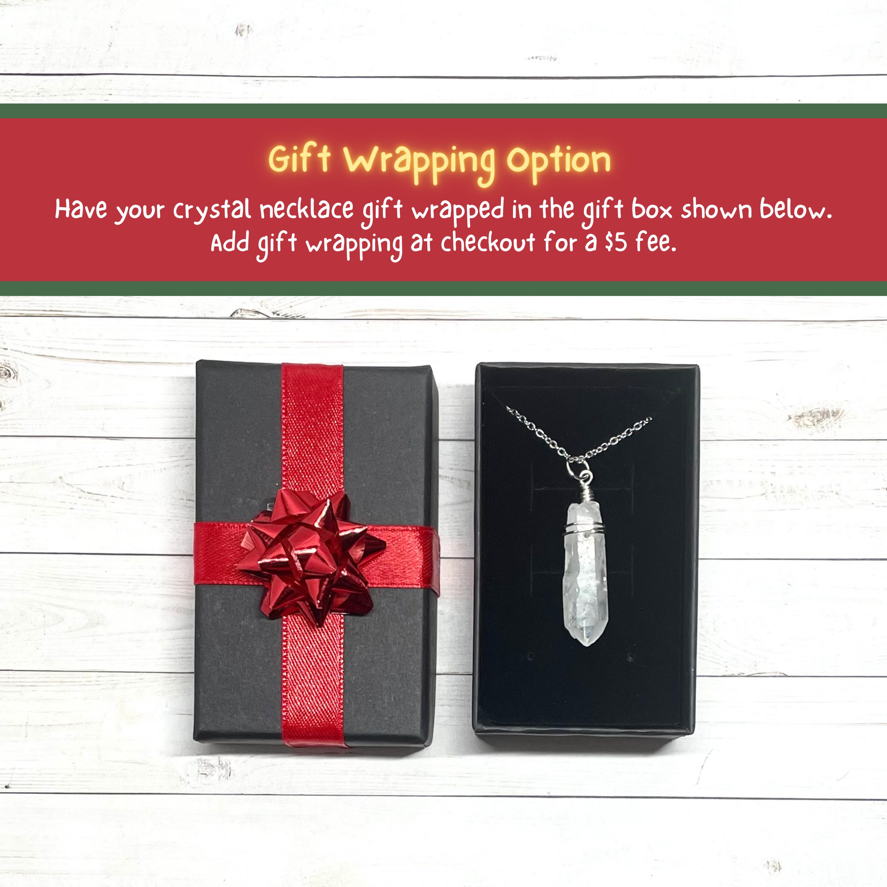 Quartz Crystal Necklace Maroon Deep Red - Etsy