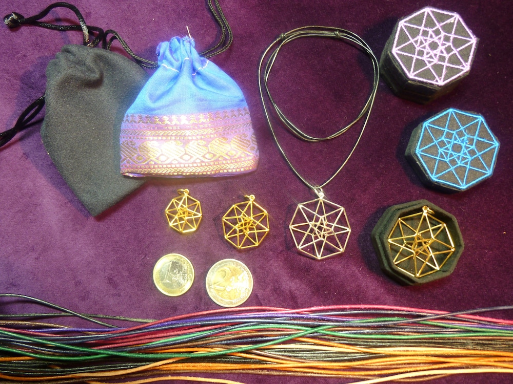 432 Hz Resonance Pendant 3D Sacred Geometry Stargate Portal Phi Harmony ...