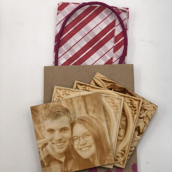 4-pack Wooden Coffee Coasters, Quality Home & Bar Coaster, Lightweight ...