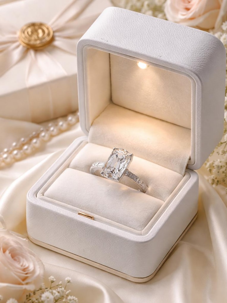Dainty East West Marquise Igi Certifiedlab-grown Diamond Solid Gold ...