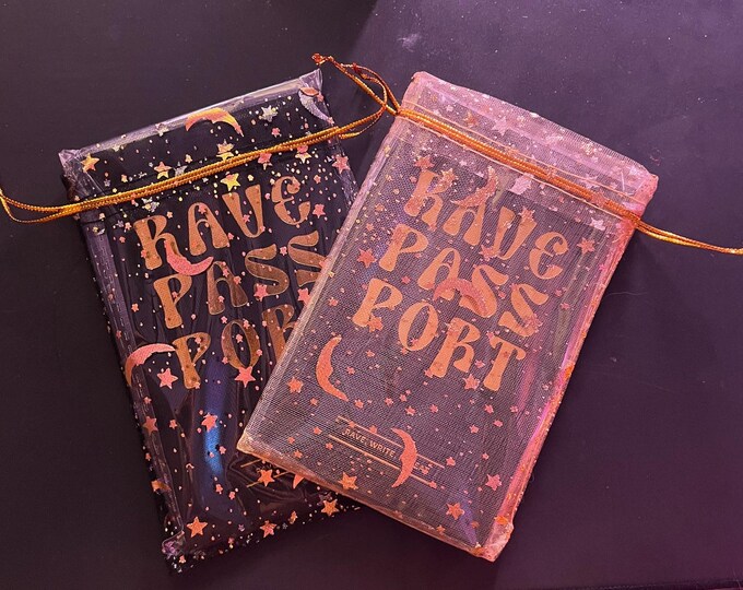 Rave Passport | the Raving Journal | Track Favorite Festivals - Etsy