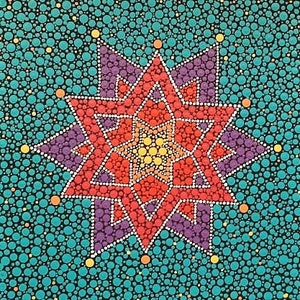 Aboriginal Dream Sky Original Acrylic Art Painting on Canvas, Home ...