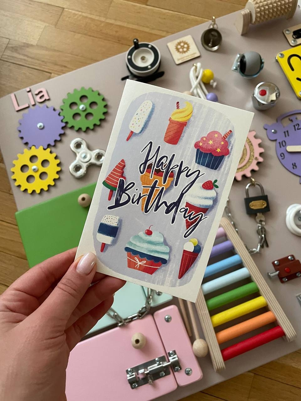 LARGE Personalized Busy Board Montessori Busy Activity Toddler - Etsy