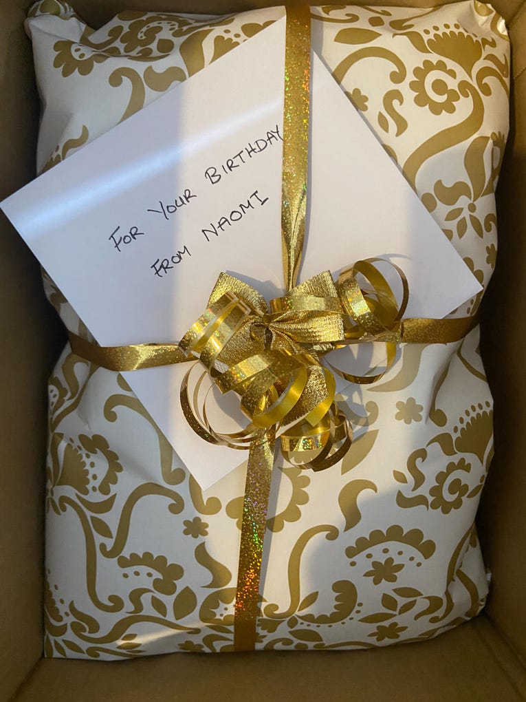 Knitted Ladder Yarn Infinity Scarf, Blue, Pink, Yellow & Green, Women's ...