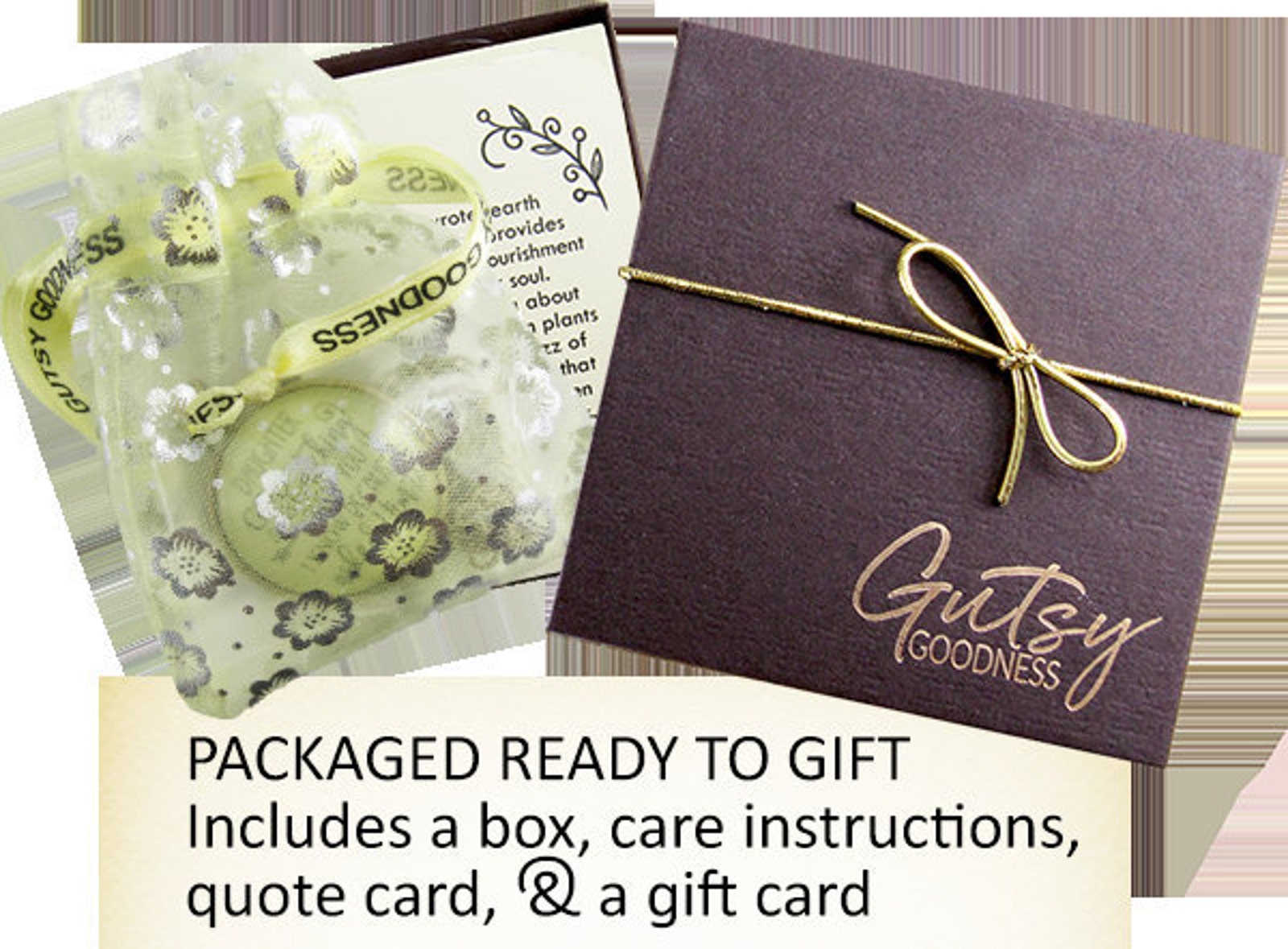 Gutsy Goodness Bouquet Charm on Your Wedding Day Remember Mom Dad ...