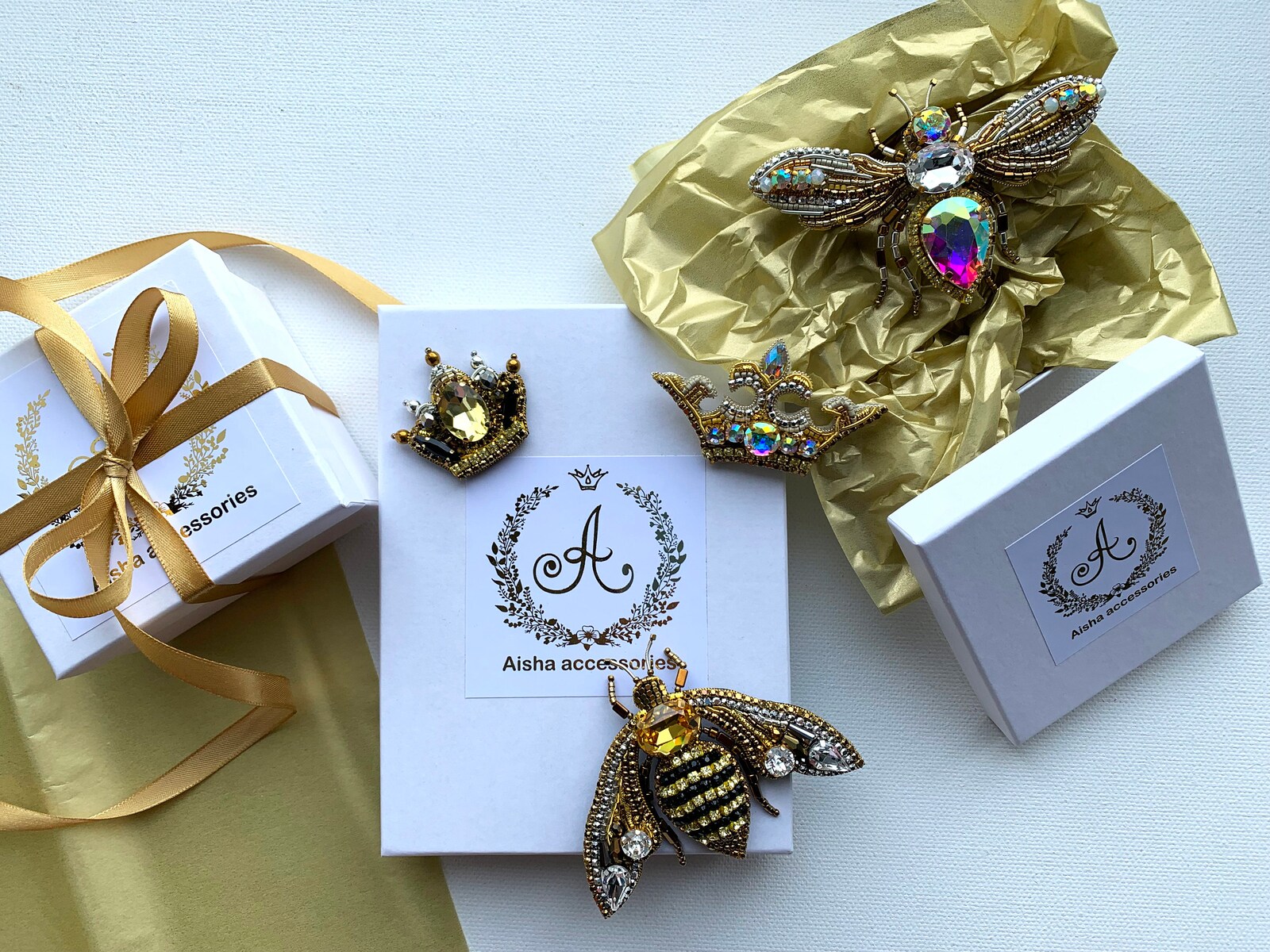 Beaded Karl Brooch Pin Handcraft Fashion Man Broach Embroidery Cat ...