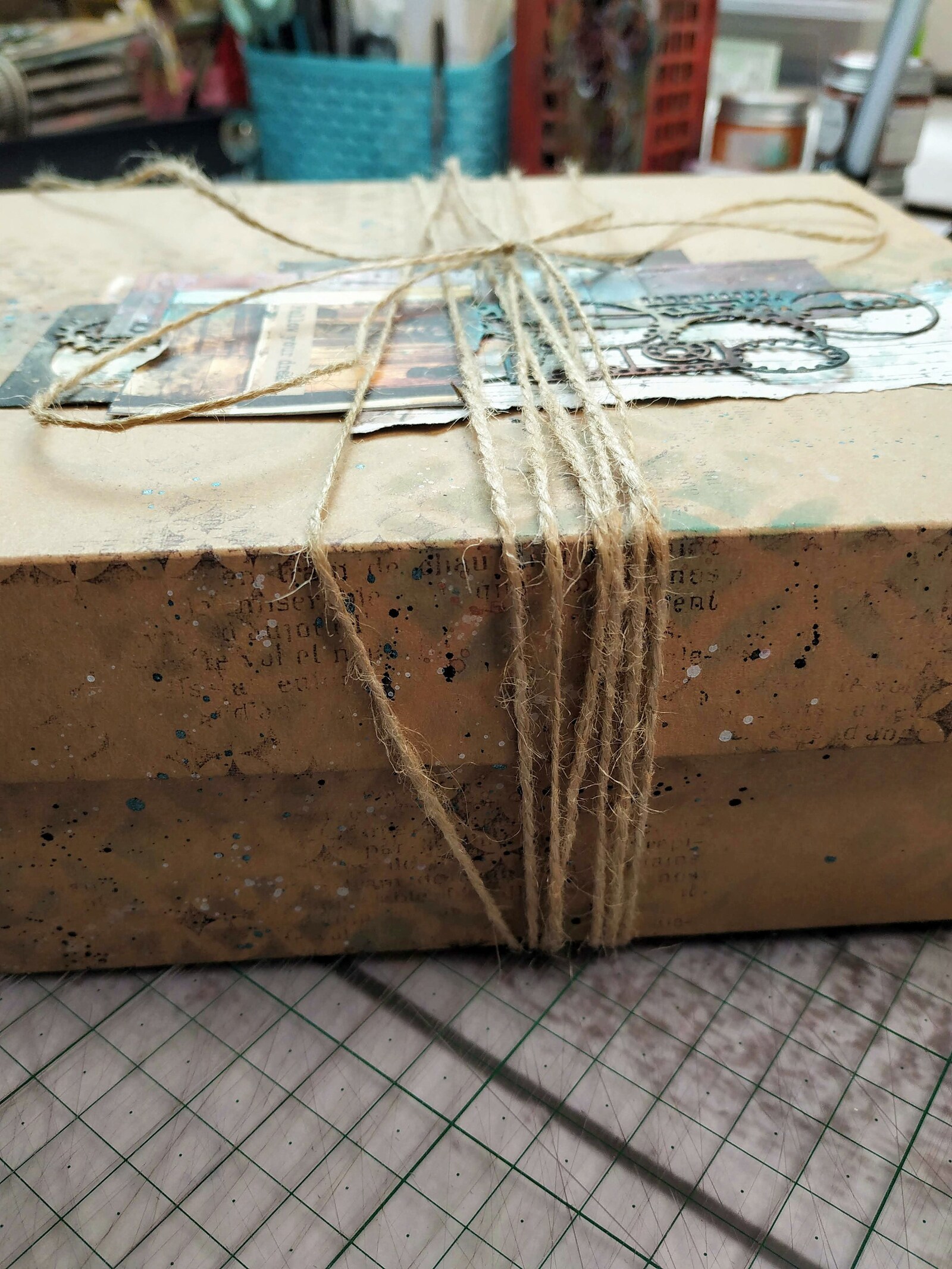 Grimoire Journal With Dragon Lock and Key, Witchy Junk Journal With ...