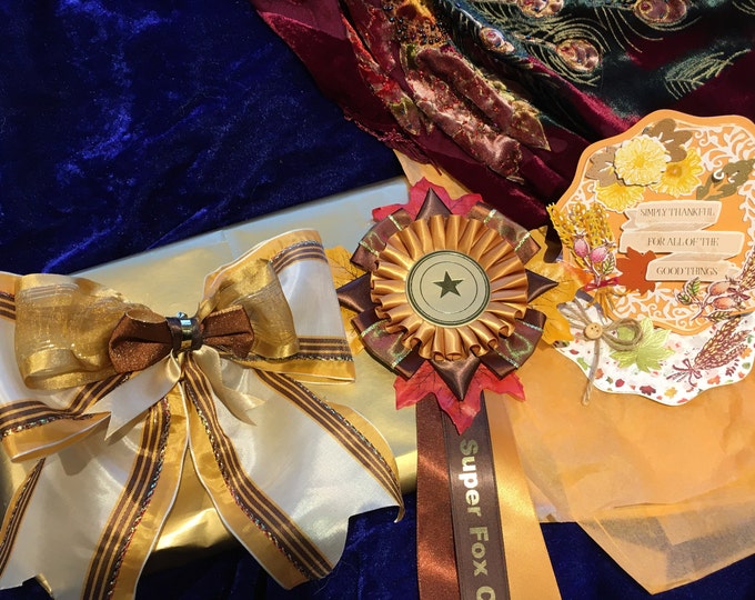 1 X Gold, Silver or Bronze Rosette, Ribbon Awards, Birthday or Any ...