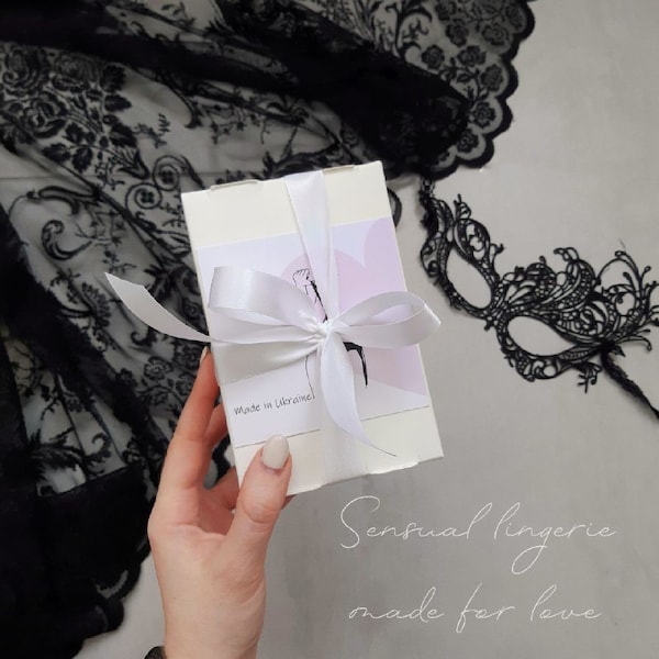 Black See Through Bra With Support Sheer Thong Panty With Open Crotch ...