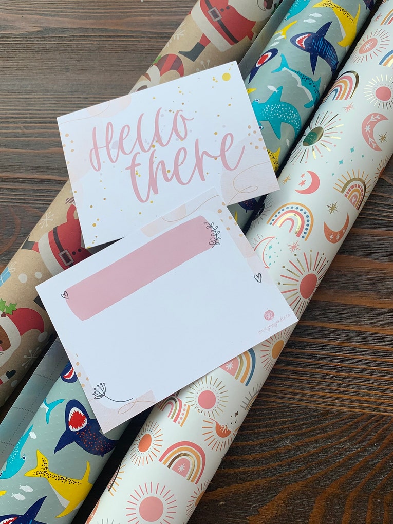 Merry & Bright Teacher Card: Crayon Christmas Tree, Handmade Greeting ...