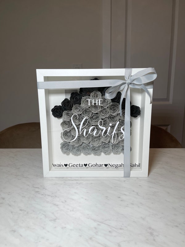 Floral Shadow Box Perfect Gift for Mom - Etsy