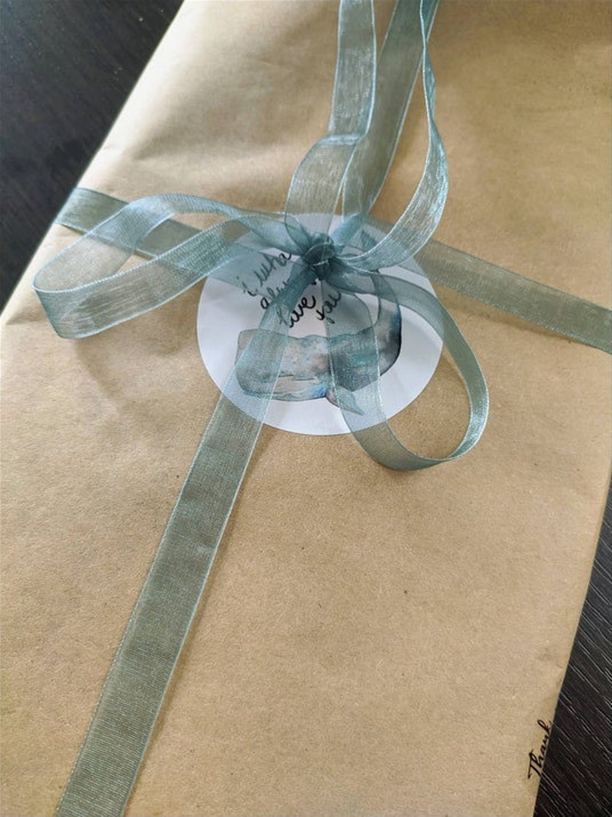 Wood Live Edge Floating Shelves With Ocean Waves Coastal Beachy Room ...