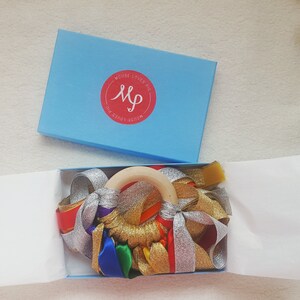 RBG Baby Gift, Baby Crinkle Toy, Organic Toys, Sensory Toy, Baby ...