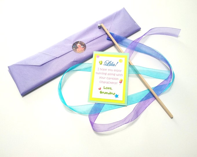 6piece RIBBON Wands Pack 2' Happy Birthday & 2nd Ribbon on 16" Wand ...
