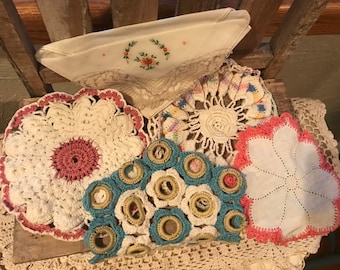 Antique doilies | Etsy