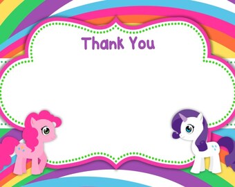 My little pony thank | Etsy
