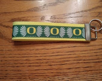 Keychain Wristlet Key fob Free to Grow Organic Cotton