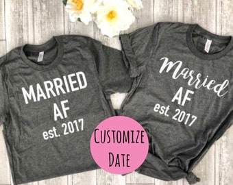 Married af shirt | Etsy