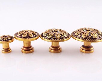 Glass Crystal Knobs / Dresser Knob Drawer Knobs Pulls Handles